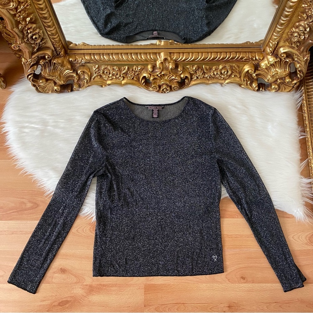 Victorias Secret Sheer Shimmer Top - Gem